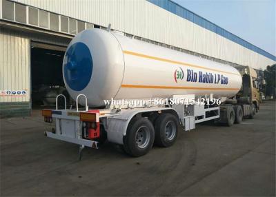 China 40CBM LPG Gas Tanker Truck ASME Approved 45CBM Capacity 12254mm Length Propane Semi Trailer for sale