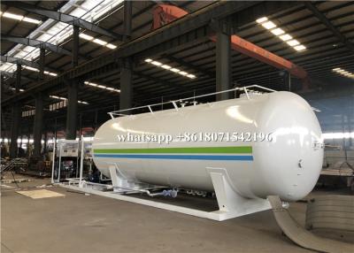China 30000L Mobile LPG Gas Storage Tank 1.71MPa Design with 2 Filling Dispenser for sale