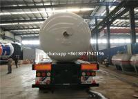 China 3 Axles 25 Tons LPG Gas Tanker Truck 49600L Liquefied Petroleum Gas Tank Trailer with 1.61 MPa Design Pressure for sale