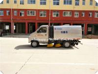 China 2CBM Mini Street Sweeper Truck Stainless Steel 304 1.5CBM Garbage Tank 0.5CBM Water Tank for sale
