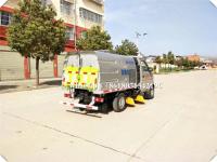 China 2CBM Mini Street Sweeper Truck Stainless Steel 304 1.5CBM Garbage Tank 0.5CBM Water Tank for sale