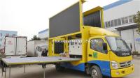China P4 P5 P6 Mobile LED Advertising Truck with Hydraulic Stage - 5000-7000CD/M² Brightness, 5995×2190×3300mm Dimensions for sale