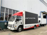 China Outdoor P4 P5 P6 Mobile LED Billboard Truck with 15KW Generator and Power Steering - 5995×2190×3300mm for sale
