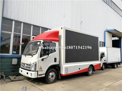 China Outdoor P4 P5 P6 Mobile LED Billboard Truck with 15KW Generator and Power Steering - 5995×2190×3300mm for sale
