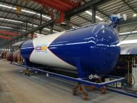 China 50cbm 50000L LPG Bulk Storage Tank Q345R SA516 LPG Skid Station 1.77MPa for sale