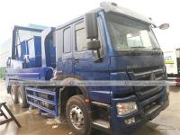China Sinotruk HOWO 10CBM Swing Arm Garbage Truck Carbon Steel Bin Waste Collection Vehicle 6x4 for sale
