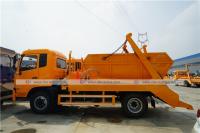 China 8cbm Dongfeng Skip Loader 6x4 Refuse Collection Truck for sale
