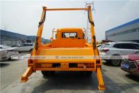 China 8cbm Dongfeng Skip Loader 6x4 Refuse Collection Truck for sale