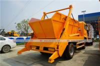 China 8cbm Dongfeng Skip Loader 6x4 Refuse Collection Truck for sale