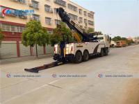 China Shacman 8x4 30 Ton Heavy Duty Wrecker Tow Truck with 2x15t Winches 360 Rotator for sale