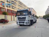 China Shacman 8x4 30 Ton Heavy Duty Wrecker Tow Truck with 2x15t Winches 360 Rotator for sale
