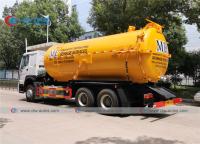 China 18000L Sinotruk HOWO Vacuum Sewage Truck with 6x4 Drive and 260HP Engine - Hydraulic Tipping System for sale