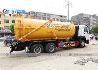 China 18000L Sinotruk HOWO Vacuum Sewage Truck with 6x4 Drive and 260HP Engine - Hydraulic Tipping System for sale