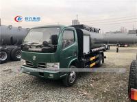 China Dongfeng LHD 5000 Liters Gasoline Delivery Truck Fuel Dispenser Tanker 4x2 Diesel 102HP for sale