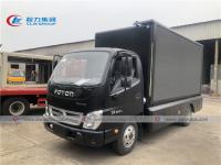 China Foton Aumark Outdoor Mobile LED Billboard Truck with P4 P5 P6 Full Color Screens and 15KW Generator for sale