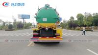 China Dongfeng 10000 Liters 10m3 Sewage Suction Truck 4x2 Vacuum Tanker 190HP for sale