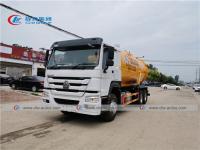 China SINOTRUCK HOWO 15000 Liters Vacuum Sewage Suction Tank Truck 6x4 for sale