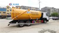 China SINOTRUCK HOWO 15000 Liters Vacuum Sewage Suction Tank Truck 6x4 for sale