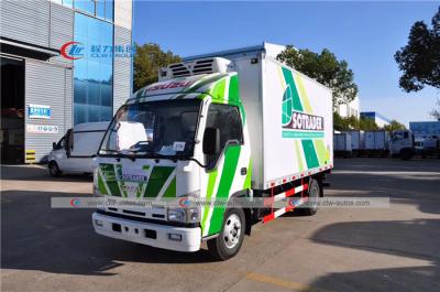 China ISUZU 4-5 Ton Refrigeration Truck 4x2 120HP Euro V Freezer Cargo Van for sale