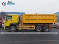 China Howo 20m3 20cbm Hook Lift 16t Waste Removal Truck 6x4 Euro II for sale