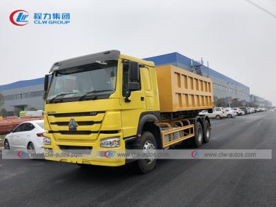 China Howo 20m3 20cbm Hook Lift 16t Waste Removal Truck 6x4 Euro II for sale
