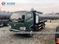 China Dongfeng 5m3 5cbm Small Right Hand Drive Fuel Tanker with Oil Pump and Refuel Dispenser for sale