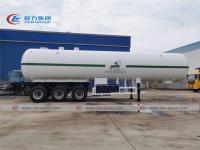 China 50cbm 20 Ton LPG Gas Tanker Trailer with Rochester Level Gauge ASME for sale