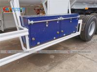 China 50cbm 20 Ton LPG Gas Tanker Trailer with Rochester Level Gauge ASME for sale