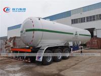 China 50cbm 20 Ton LPG Gas Tanker Trailer with Rochester Level Gauge ASME for sale