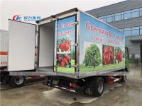China SINOTRUK HOWO Refrigerated Van Truck 5000kg Payload with Thermo King KV300 Unit -18°C to 0°C Temperature Range for sale