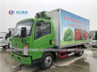 China SINOTRUK HOWO Refrigerated Van Truck 5000kg Payload with Thermo King KV300 Unit -18°C to 0°C Temperature Range for sale