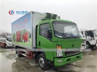 China SINOTRUK HOWO Refrigerated Van Truck 5000kg Payload with Thermo King KV300 Unit -18°C to 0°C Temperature Range for sale