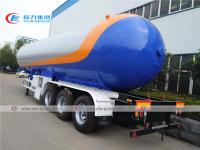 China 58.5cbm 58500 Liters 28mt Propane Tanker Truck LPG Semi Trailer for sale