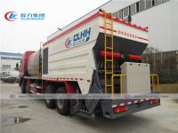 China Howo 8x4 Synchronous Chip Sealer 9m3 Asphalt Tank 14m3 Gravel Tank 371HP for sale