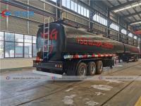 China Tri Axle 50000L 1300 Gallons Carbon Steel Oil Delivery Tanker Trailer for sale