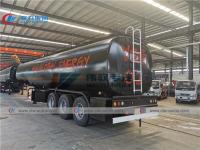 China Tri Axle 50000L 1300 Gallons Carbon Steel Oil Delivery Tanker Trailer for sale