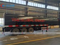 China Tri Axle 50000L 1300 Gallons Carbon Steel Oil Delivery Tanker Trailer for sale