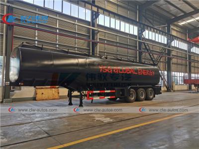 China Tri Axle 50000L 1300 Gallons Carbon Steel Oil Delivery Tanker Trailer for sale