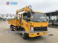 China Q235 Carbon Steel CLW Howo Truck Mounted Telescopic Crane 4000kg 8.4tm for sale