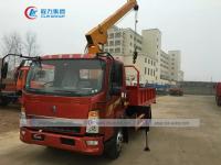 China Q235 Carbon Steel CLW Howo Truck Mounted Telescopic Crane 4000kg 8.4tm for sale