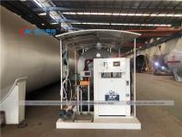 China 10 Ton 20000 Liter LPG Skid Station with Filling Scale and Dispenser for Cylinder Filling for sale