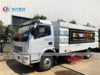 China Dongfeng 8CBM 8 Ton Vacuum Road Sweeper Truck 3M Cleaning Width 60000m2h Capacity for sale