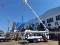 China Isuzu LHD Aerial Work Platform Truck 18m 20m 22m Height with 200kg Platform Capacity for sale