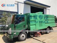 China Shacman 6CBM Water Sprinkler Dust Suction Road Sweeper Truck 140HP Euro IV for sale