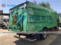 China Shacman 6CBM Water Sprinkler Dust Suction Road Sweeper Truck 140HP Euro IV for sale