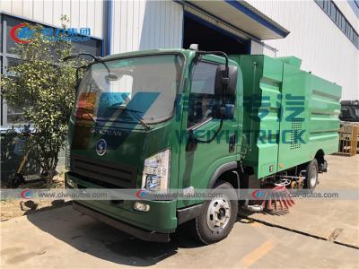 China Shacman 6CBM Water Sprinkler Dust Suction Road Sweeper Truck 140HP Euro IV for sale
