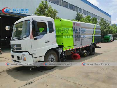 China Dongfeng 190hp Vacuum Sweeper Truck 7000L Water Tank 9cbm Garbage Hopper for sale
