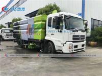 China Dongfeng 190hp Vacuum Sweeper Truck 7000L Water Tank 9cbm Garbage Hopper for sale