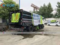 China Dongfeng 190hp Vacuum Sweeper Truck 7000L Water Tank 9cbm Garbage Hopper for sale
