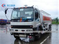 China ISUZU 20000L 26000L Diesel Tanker Truck for Fuel Station Refilling with API Manhole for sale